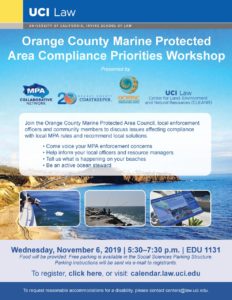 Orange County Marine Protected Area Compliance Priorities Workshop - MPA Collaborative Network