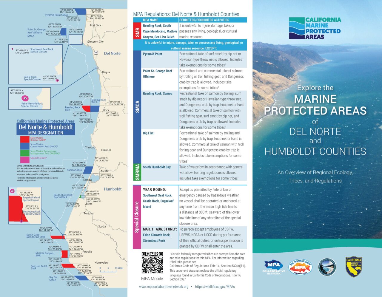 Explore the MPAs of Del Norte and Humboldt Counties Brochure - MPA Collaborative Network