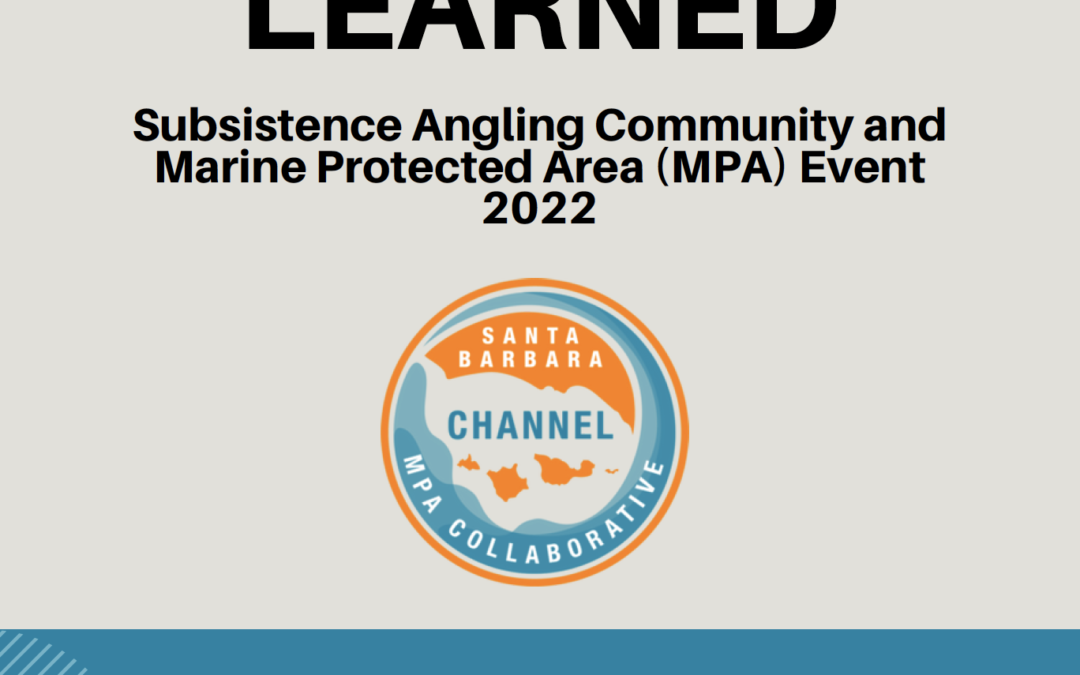 Lessons Learned & Best Practices - MPA Collaborative Network