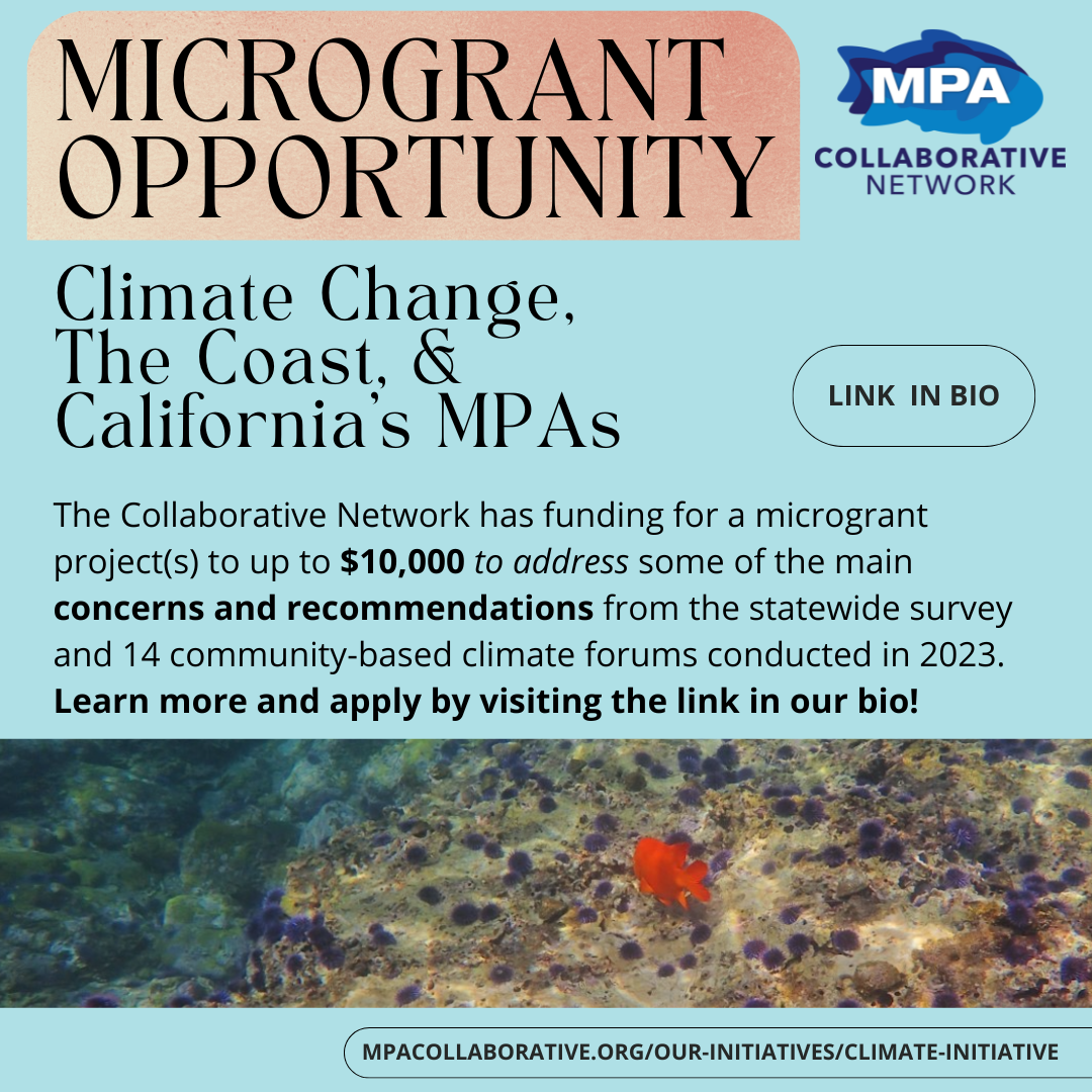 Climate + MPAs Microgrants - MPA Collaborative Network